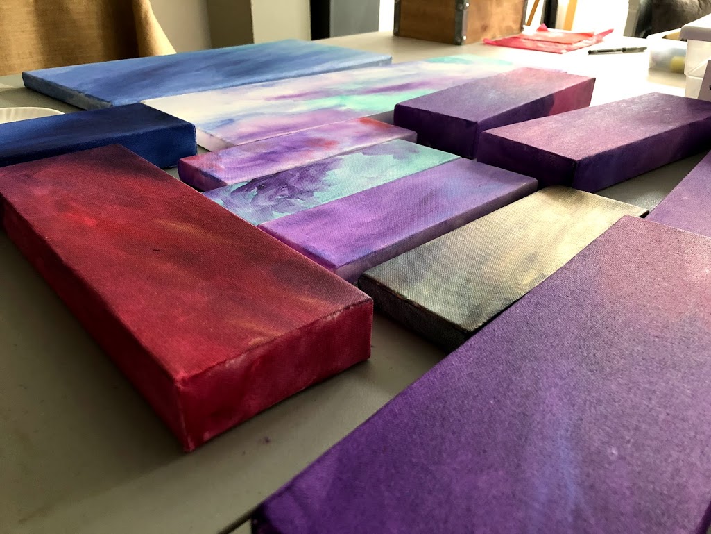 canvas- 1st layers – CREATE ART 4 GOOD